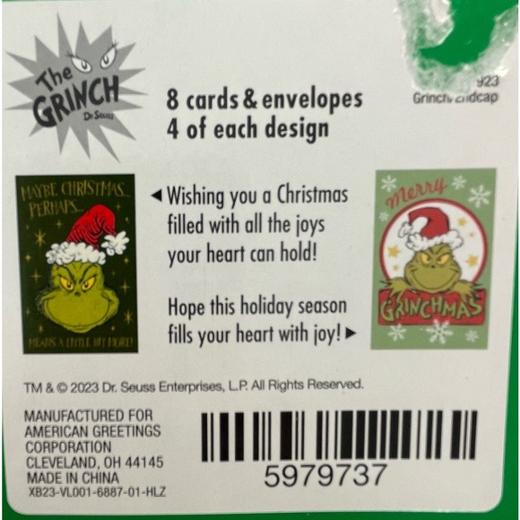 The Grinch | Holiday | The Grinch Christmas Cards | Poshmark